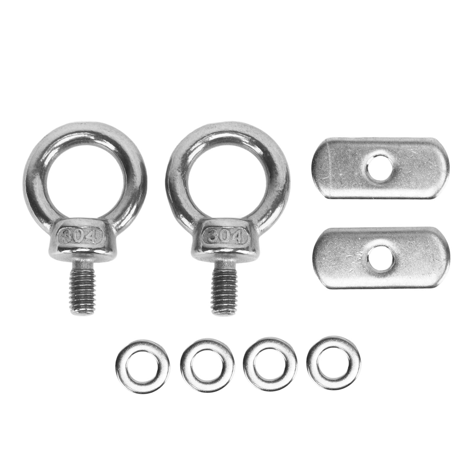 Stainless Steel Kayak Track Mount Tie Down Eyelet Rail 1 Pair for Kayak ...