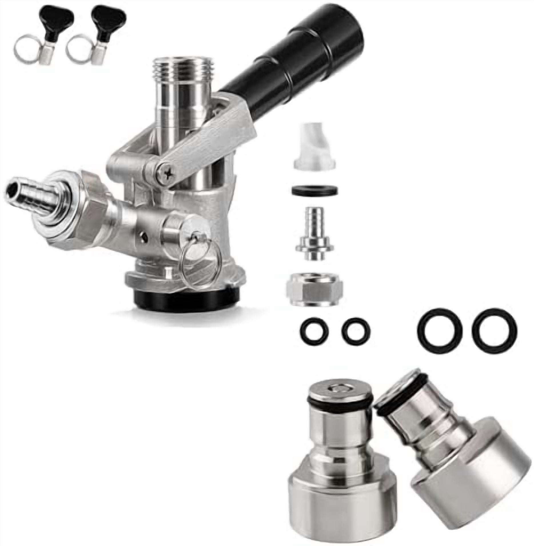 Stainless Steel Keg Coupler+Adapters$$Home Decor, Kitchen, & Other ...