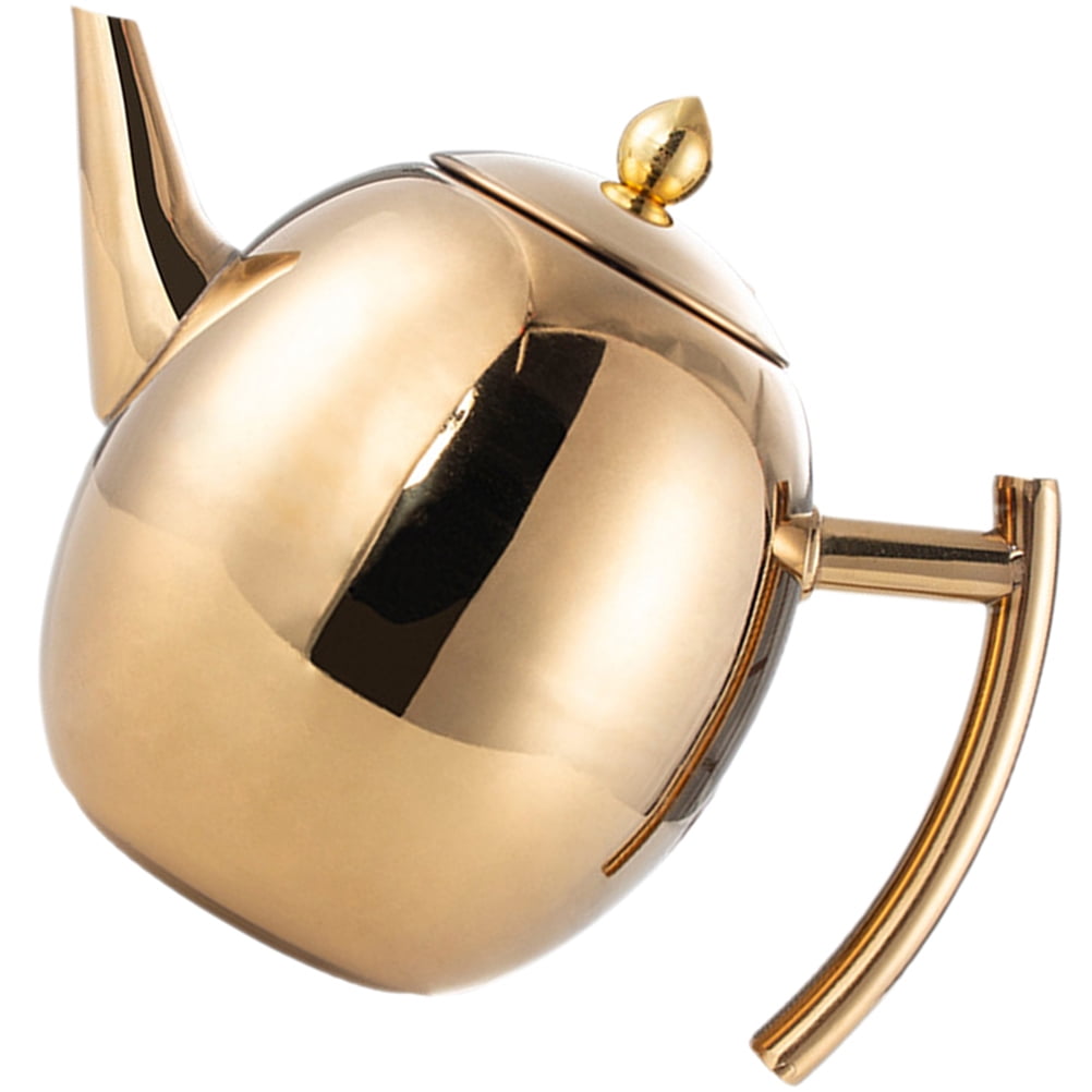 Stainless Steel Kettle Desktop Teapot Decor Water Metal Container with ...
