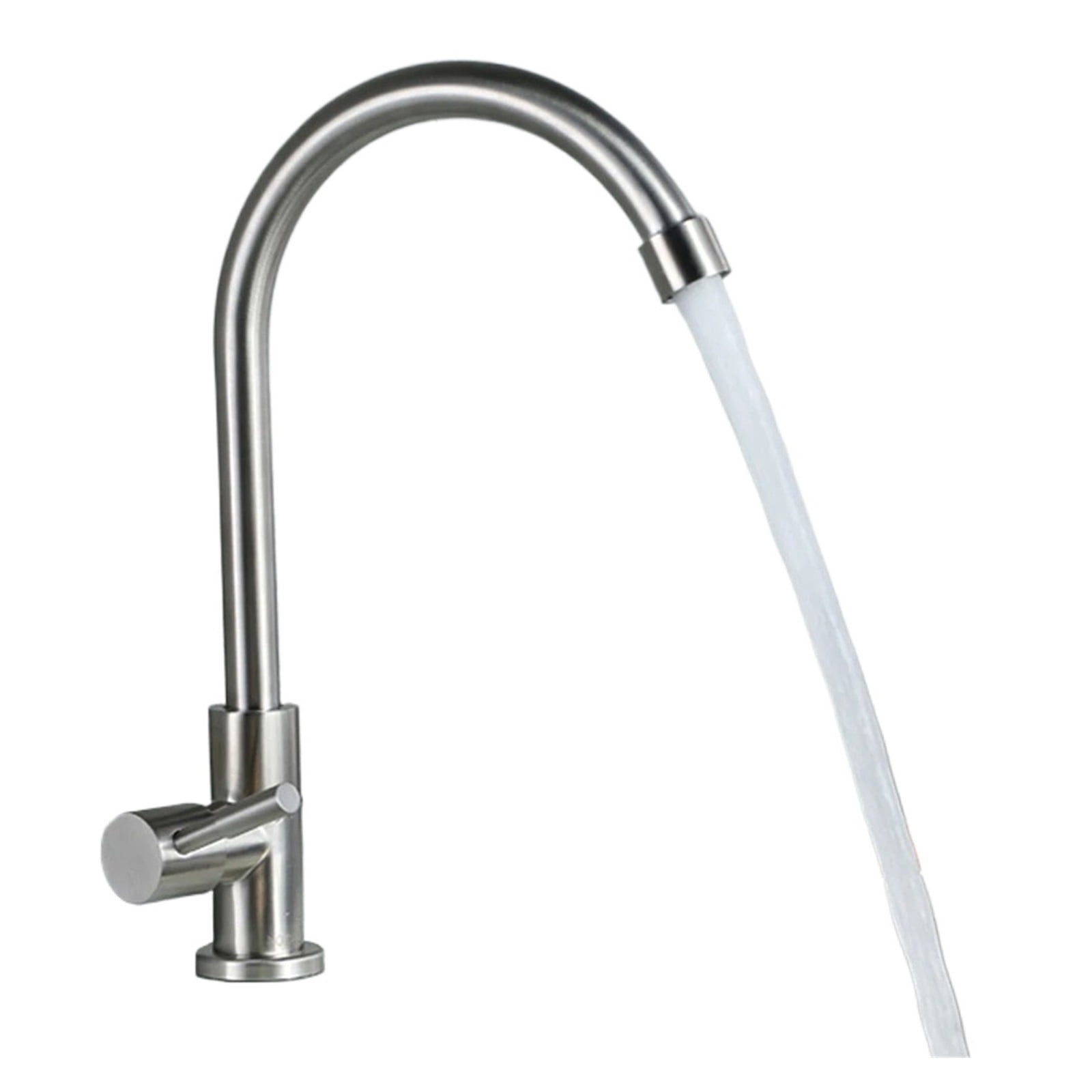 Stainless Steel Kitchen Faucet, 304 Stainless Steel 360°rotation Elbow ...
