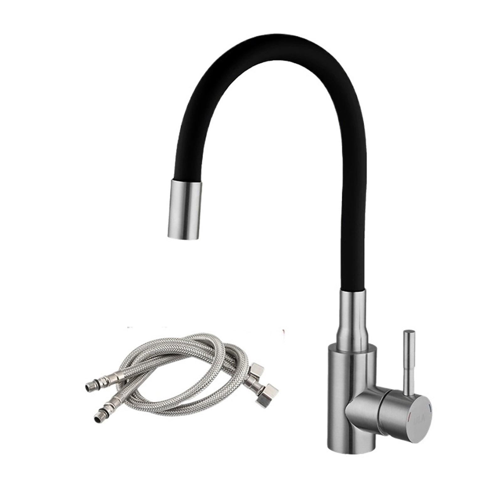 Stainless Steel Kitchen Faucet, Kitchen Sink Faucet Hot Cold Water Sink ...