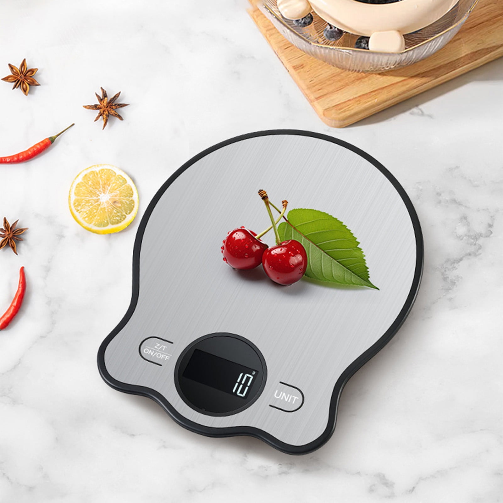 Stainless Steel Kitchen Scale, Baking Food Scale, Digital Electronic ...