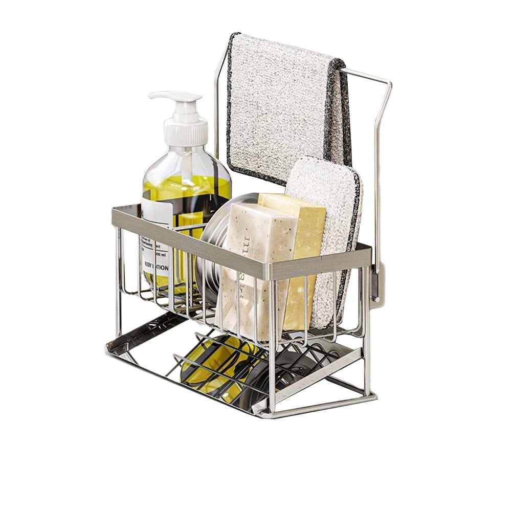 Stainless Steel Kitchen Sink Organizer: Compact Design, Dedicated ...