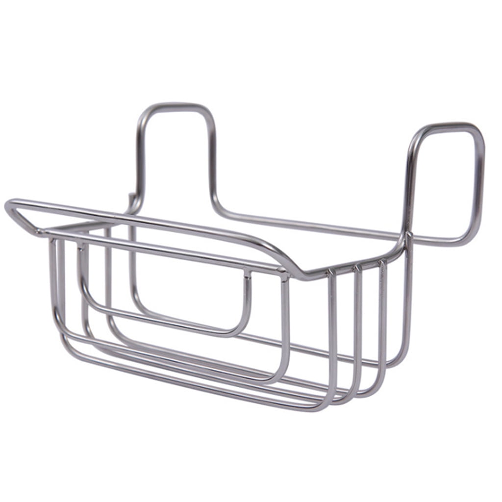 Stainless Steel Kitchen Sponge Rack Sink Dishwashing Liquid Drain ...