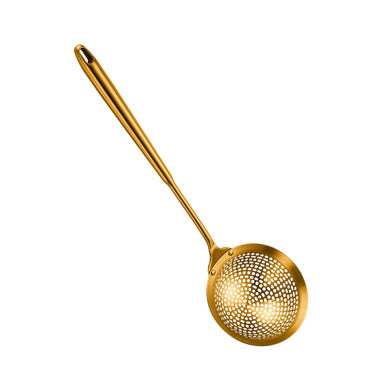 Stainless Steel Kitchen Strainer Ergonomic Handle Stainless Steel ...