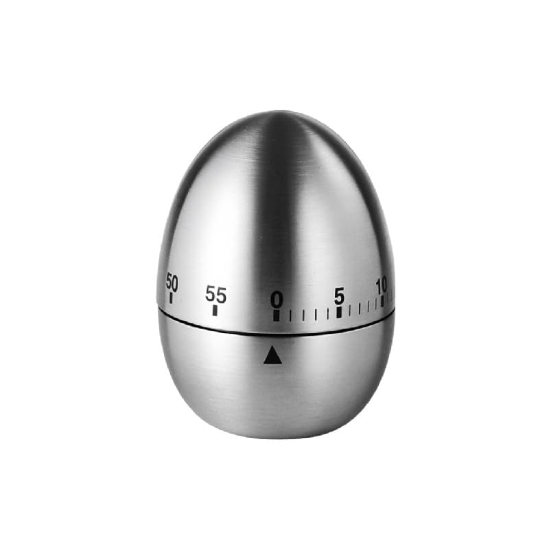 Stainless Steel Kitchen Timer Egg – Accurate Countdown Timer for ...