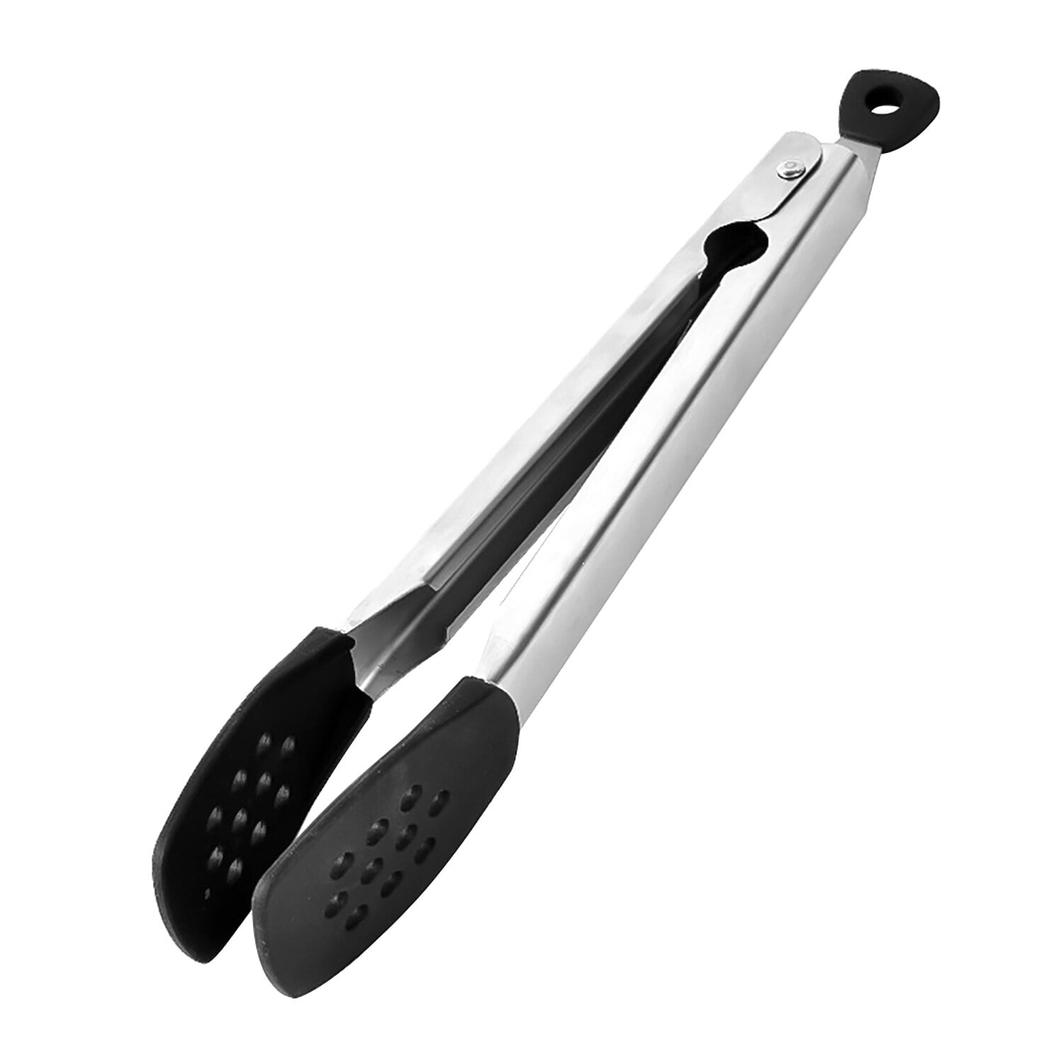 Stainless Steel Kitchen Tong Food Clamp Sturdy Heavy Duty Silica Gel ...