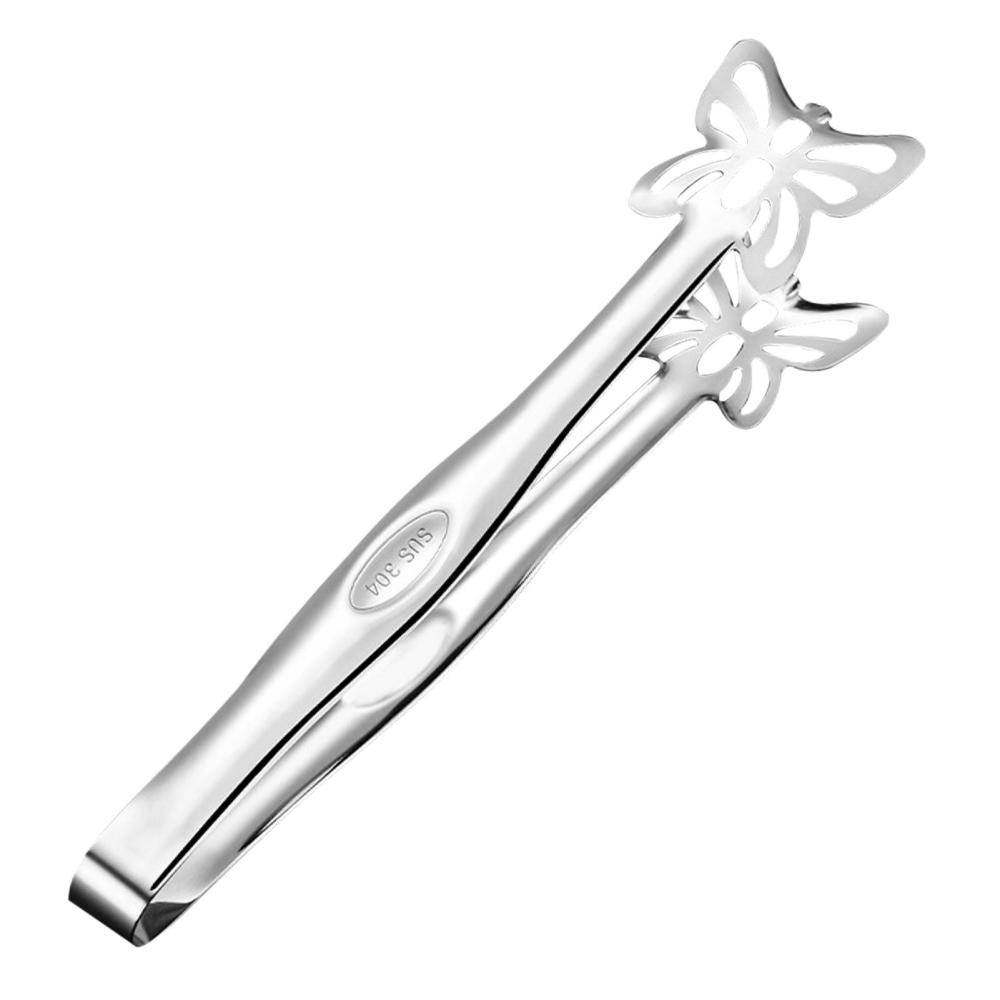 Stainless Steel Kitchen Tongs | Butterfly Shape Barbecue Food Tongs ...