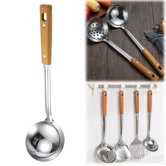 Stainless Steel Kitchen Utensil Set – Ergonomic Cooking Tools for Home ...