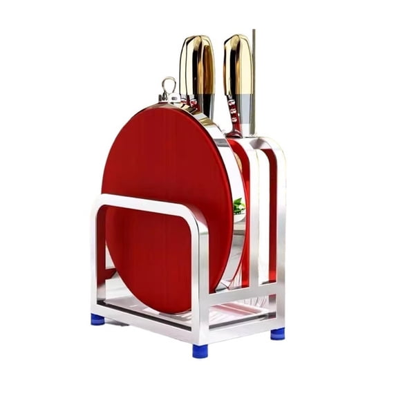 Stainless Steel Knife Rack Pot Lid Shelf Chopper Knife Knife Supplies ...