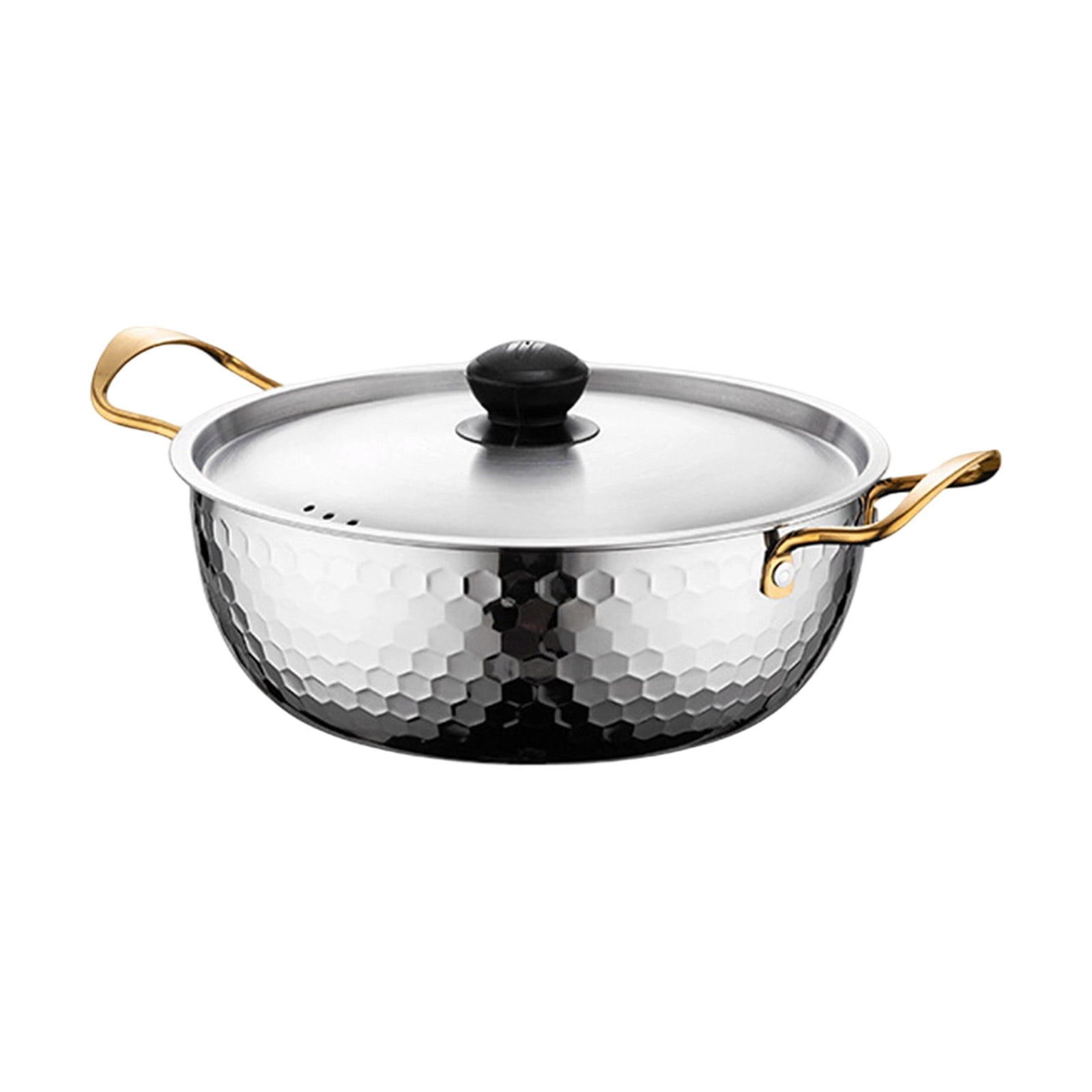 Stainless Steel Korean Ramen Noodles Cooking Pots with Lid and Handle ...