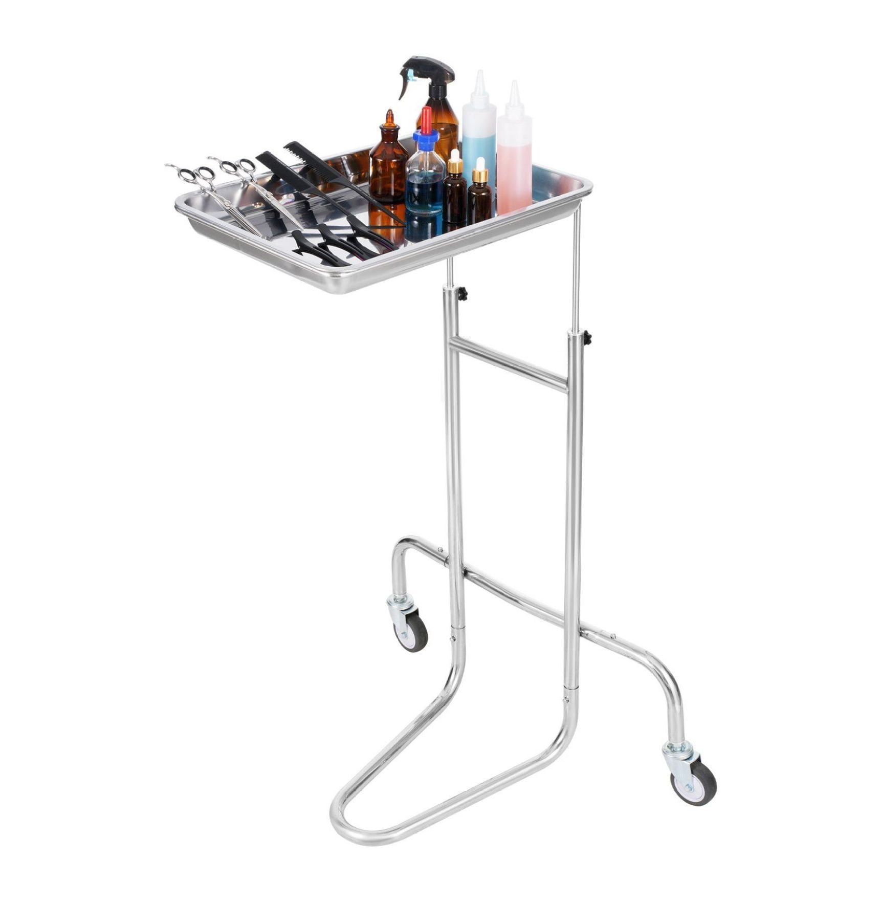 Stainless Steel Lab Cart - Rolling Utility Cart with Tray & Wheels ...