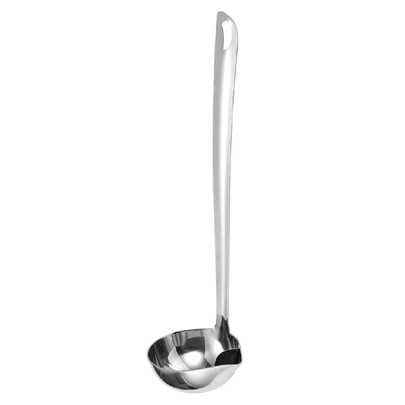 Stainless Steel Ladle with Comfortable Grip Soup Ladles with Long ...