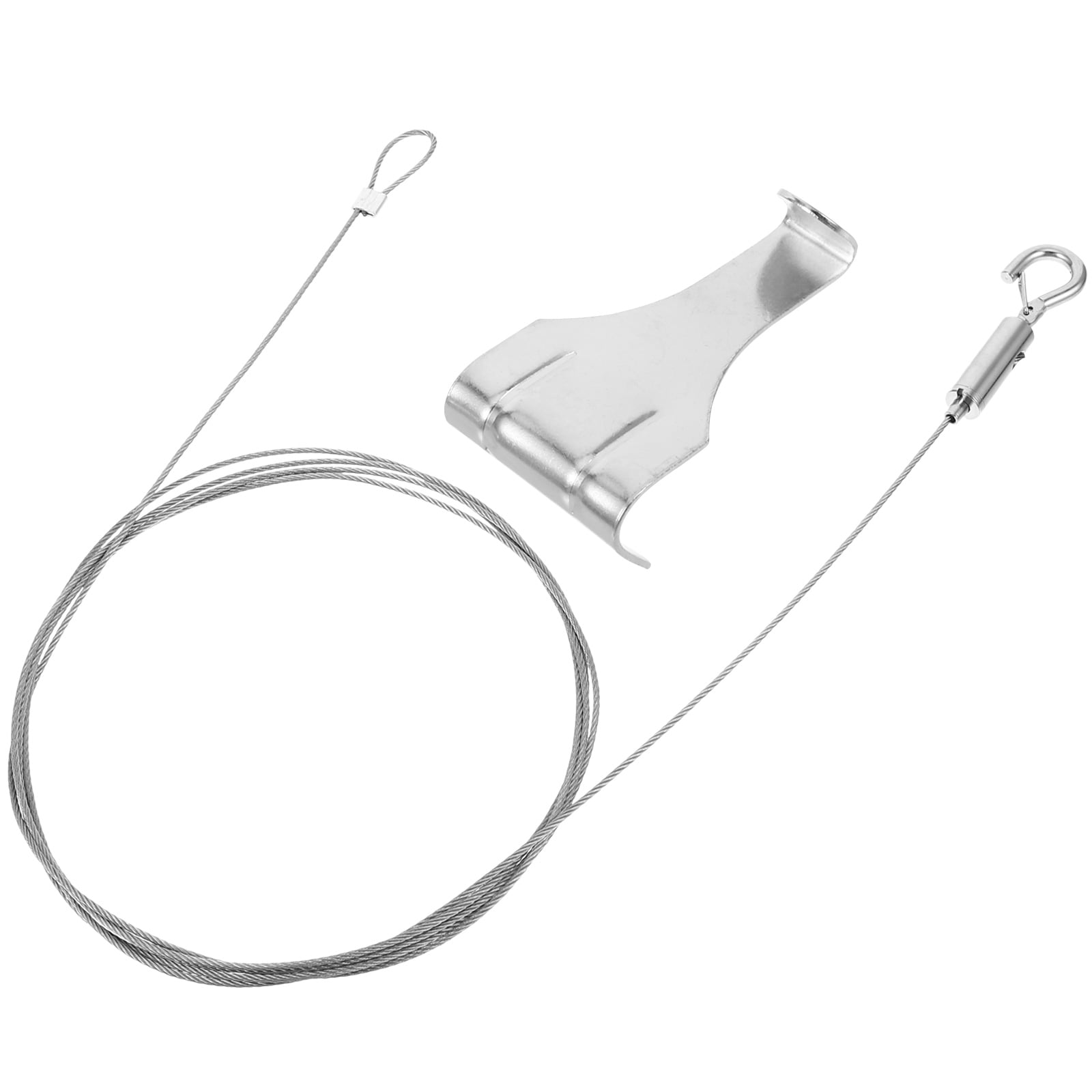 CIMAXIC Silver Stainless Steel Cable Rope Kit for Hanging Photo Frames ...