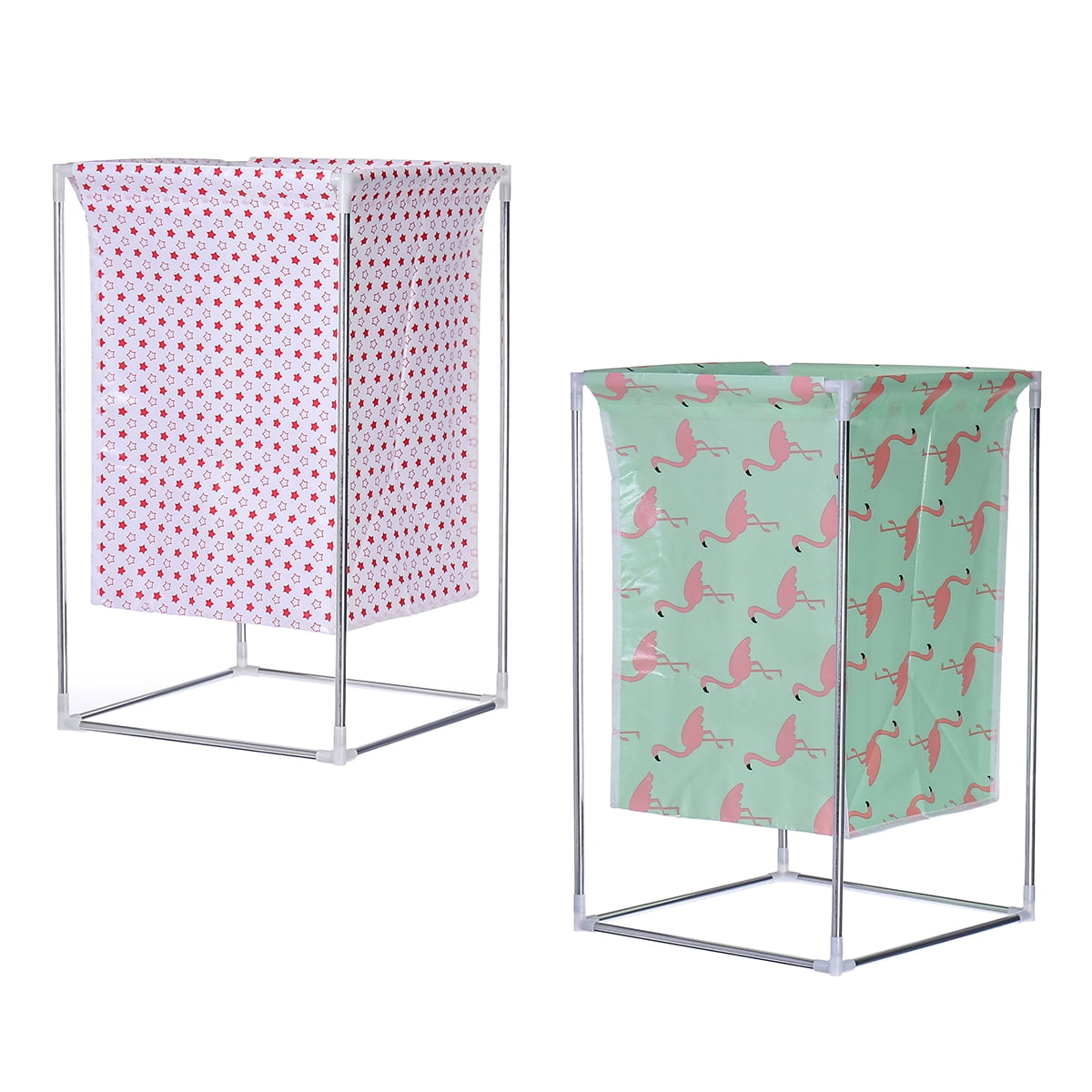 Stainless Steel Large Laundry Cube Cloth Storage Basket, Clothes Toys ...