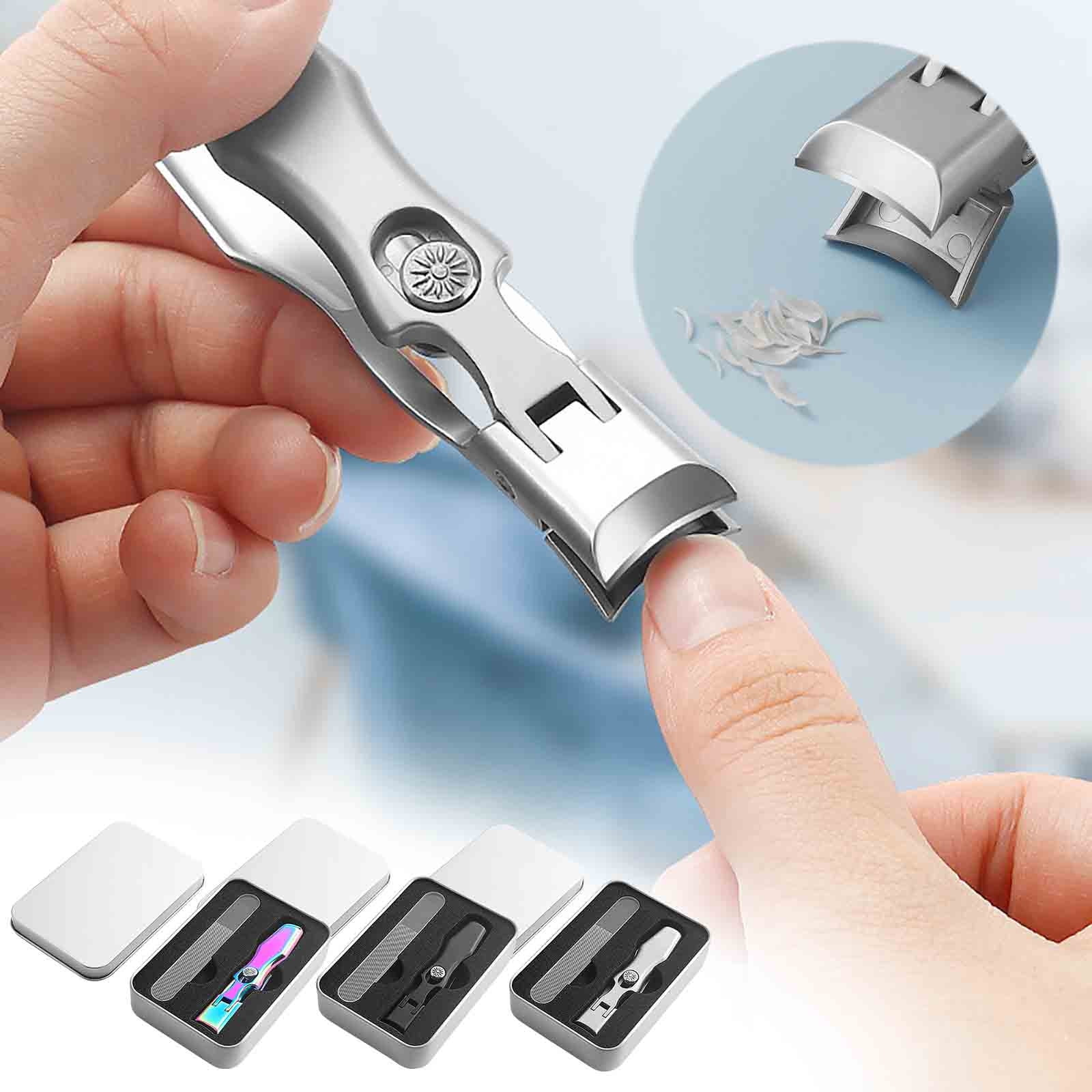 Stainless Steel Large Opening Nail Clippers, Slant Trimming Design ...