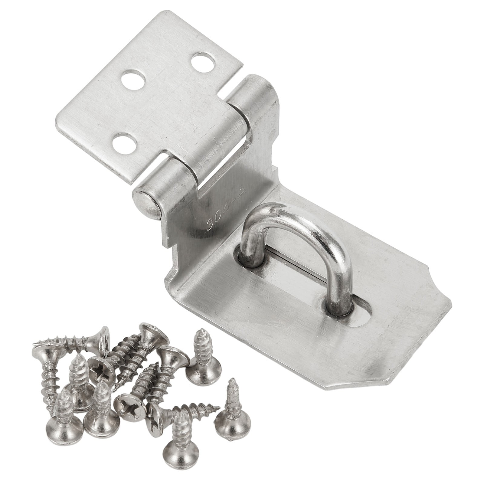 Stainless Steel Latch Lock Padlock for Door/Cabinet/Box/Drawer 90 ...