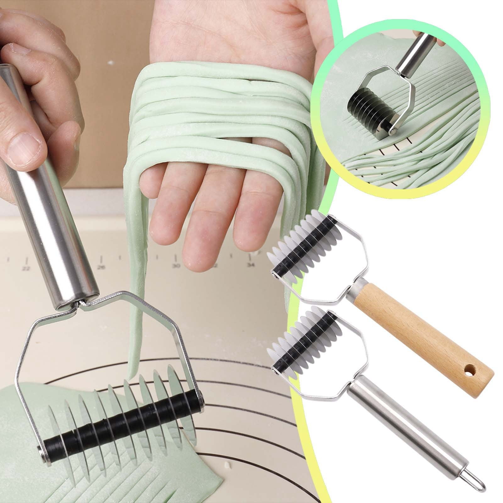 Stainless Steel Lattice Dough Roller Cutter Tool for Pie Crust Pizza ...