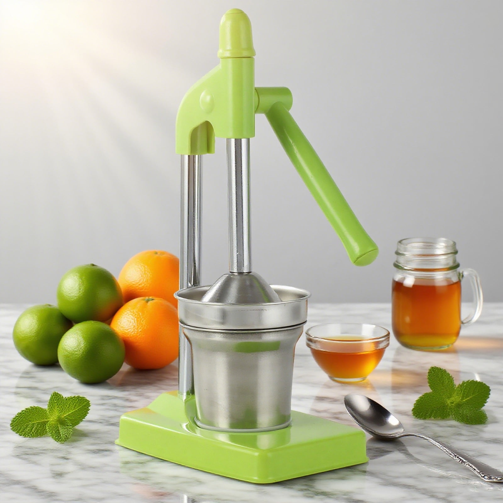 Stainless Steel Lemon Juicer Hand Manual Juicer Stainless Steel ...