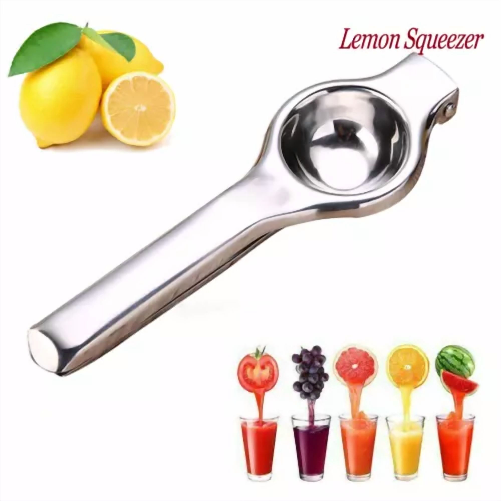 Stainless Steel Lemon Orange Lime Juicer Squeezer Kitchen & Bar Hand ...