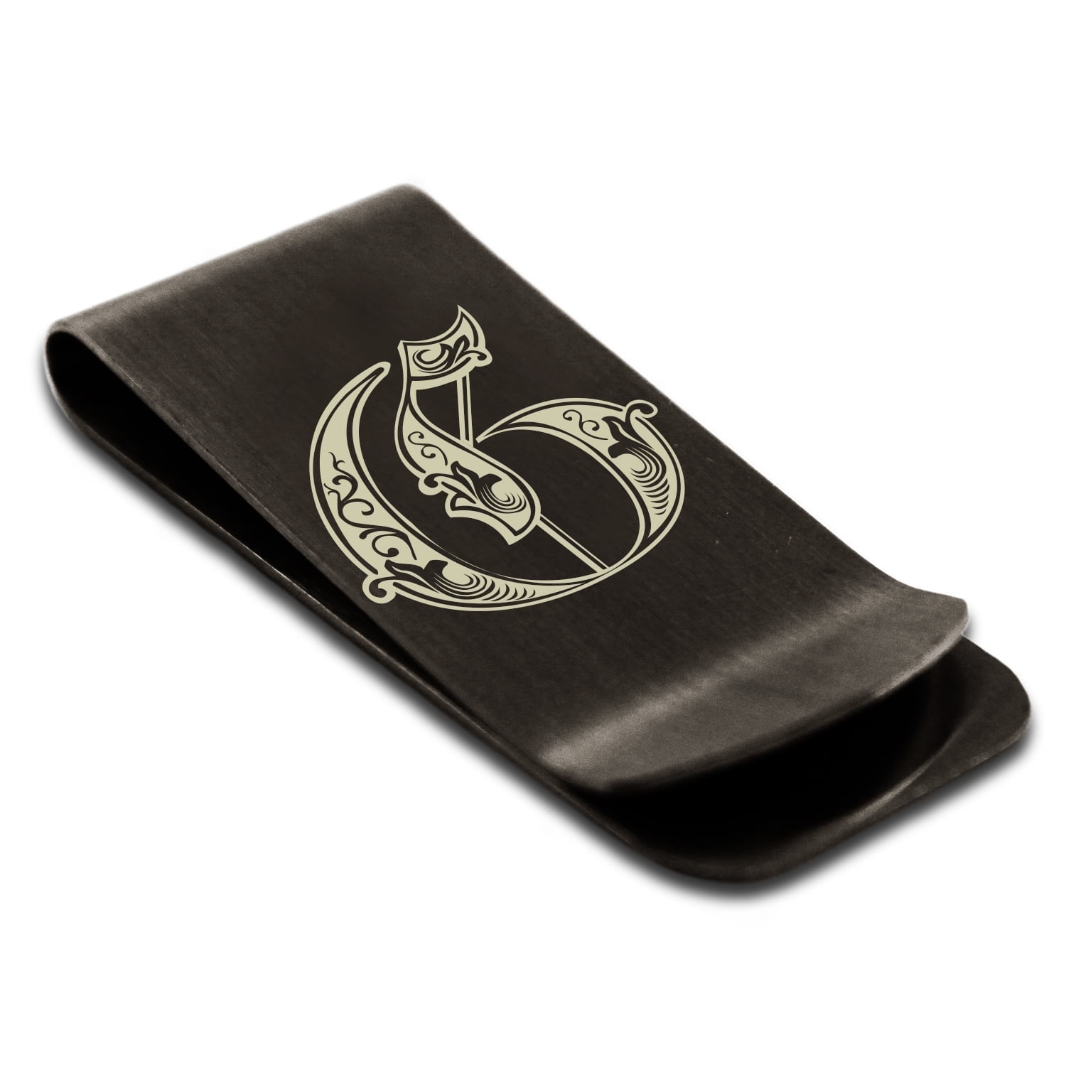 Tioneer Stainless Steel Letter G Initial Royal Monogram Engraved ...