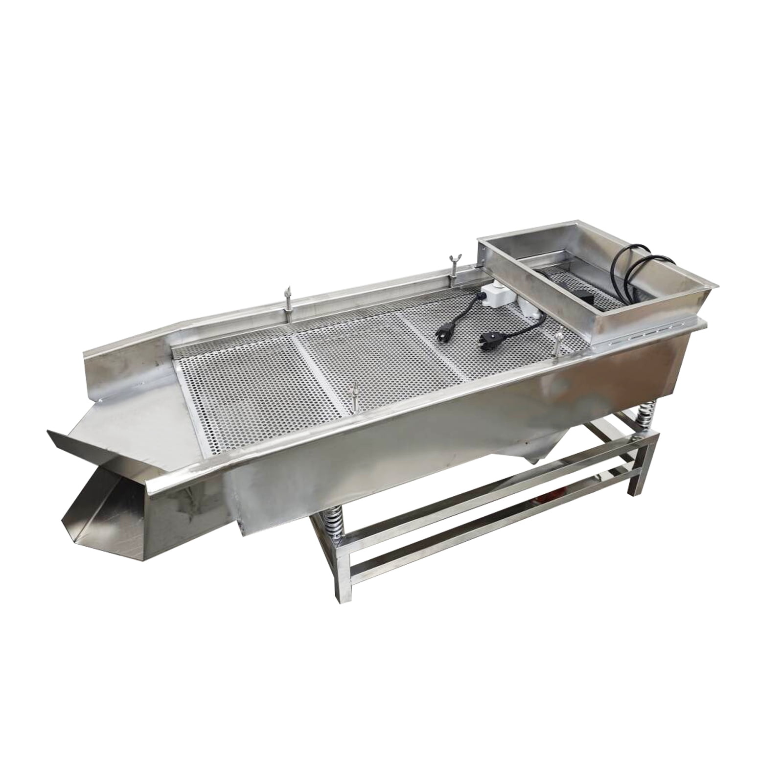 Stainless Steel Linear Vibrating Screen Double Layer Vibrating Sieve ...