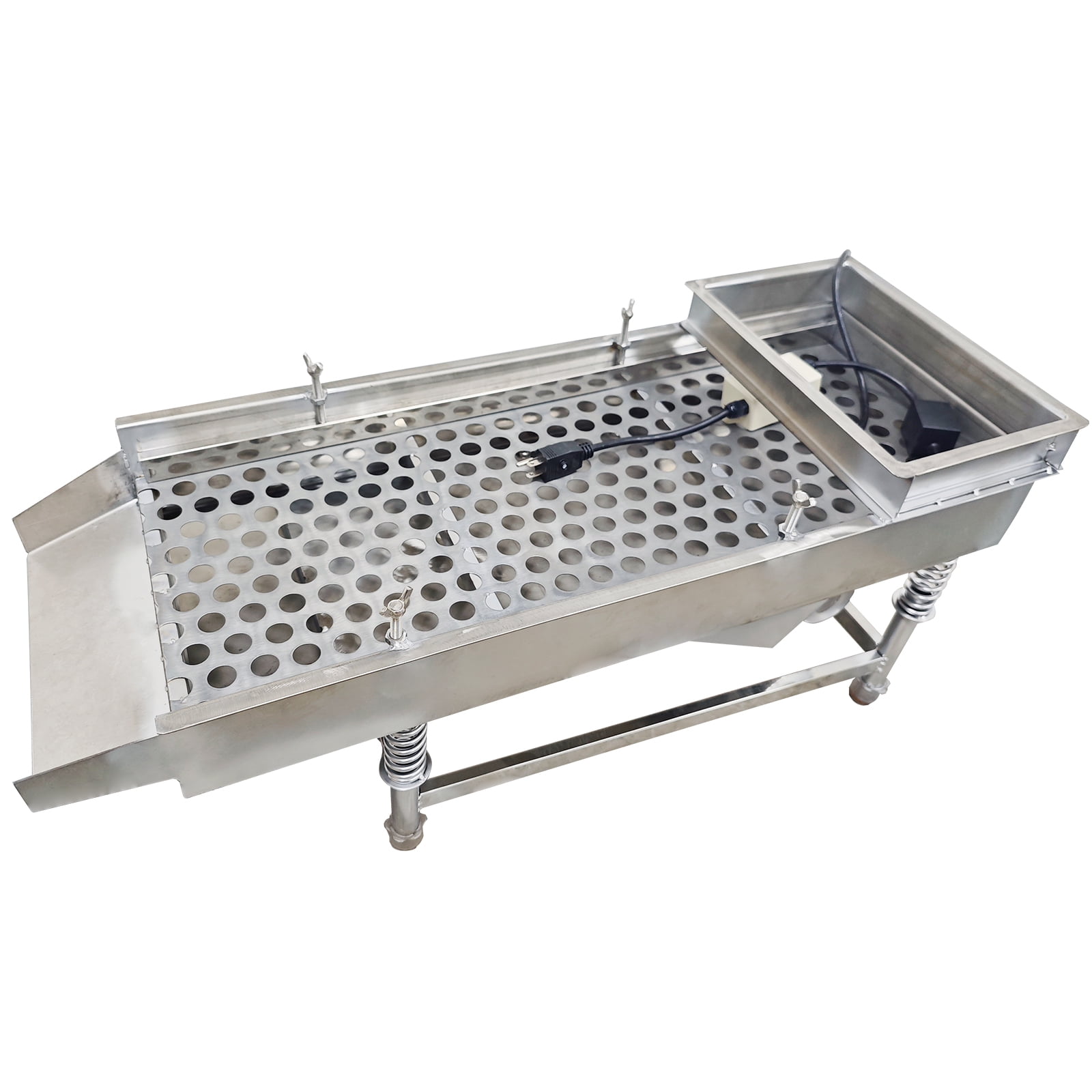 Stainless Steel Linear Vibrating Screen JG30-75 Single-layer ...