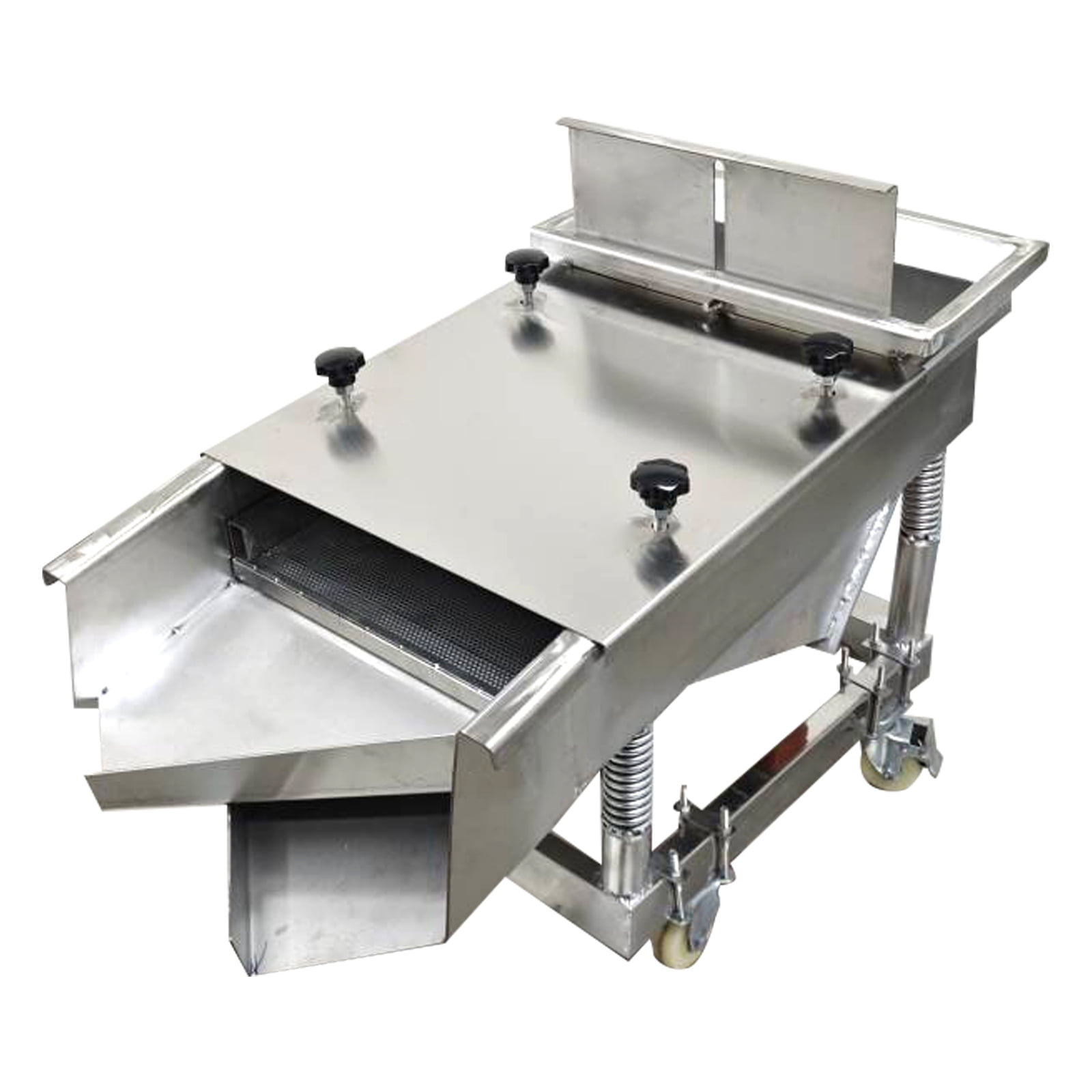 Stainless Steel Linear Vibrating Screen Single-layer Linear Screen with ...