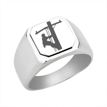 Disney Stainless Steel Yellow Rebel Symbol Ring - Walmart.com
