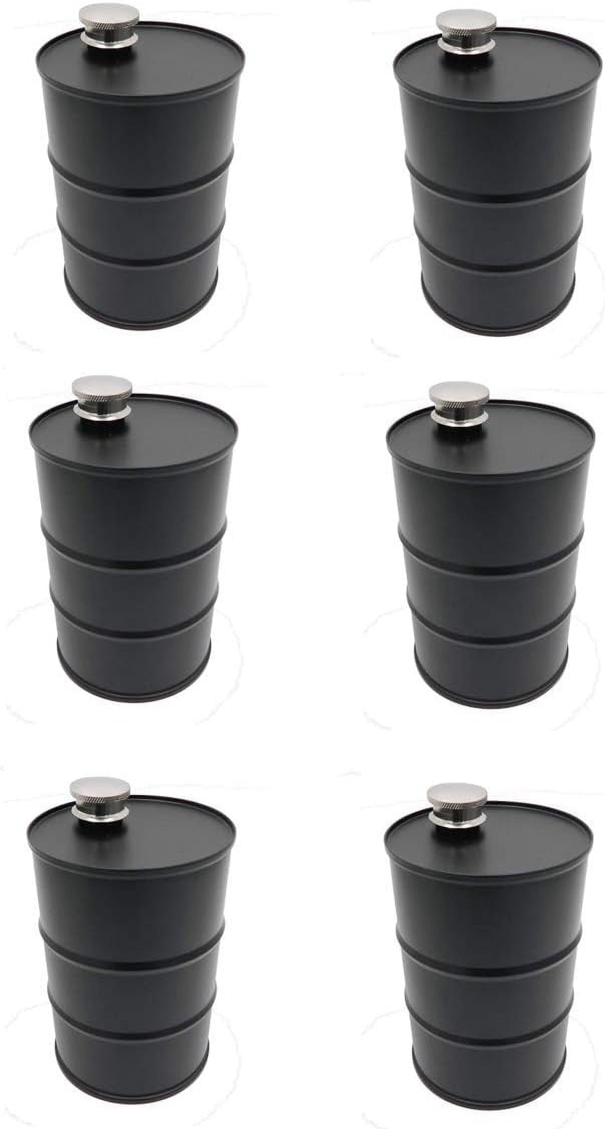 Stainless Steel Liquor Flasks Gifts for Men 24 oz Barrel Never-Lose Cap ...