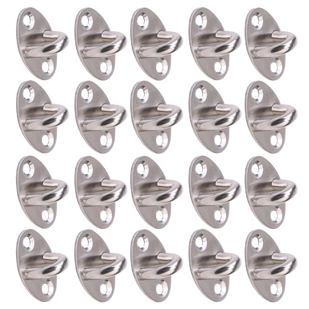 Stainless Steel Load Bearing Hooks Fixed Pull Storage 20PCS Thickened ...