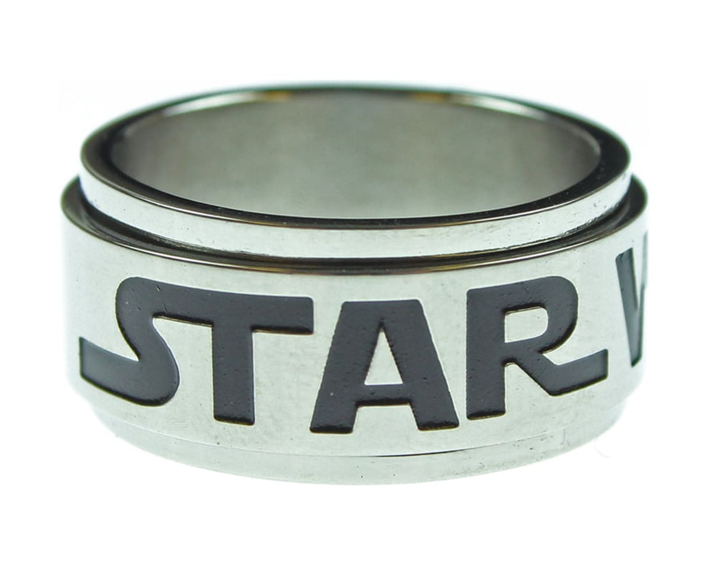 Stainless Steel Logo Spinner Ring - Walmart.com