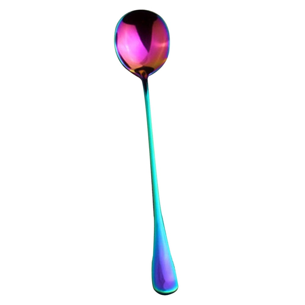Stainless Steel Long Handle Iced Tea Spoon, Coffee Spoon, Ice Cream ...