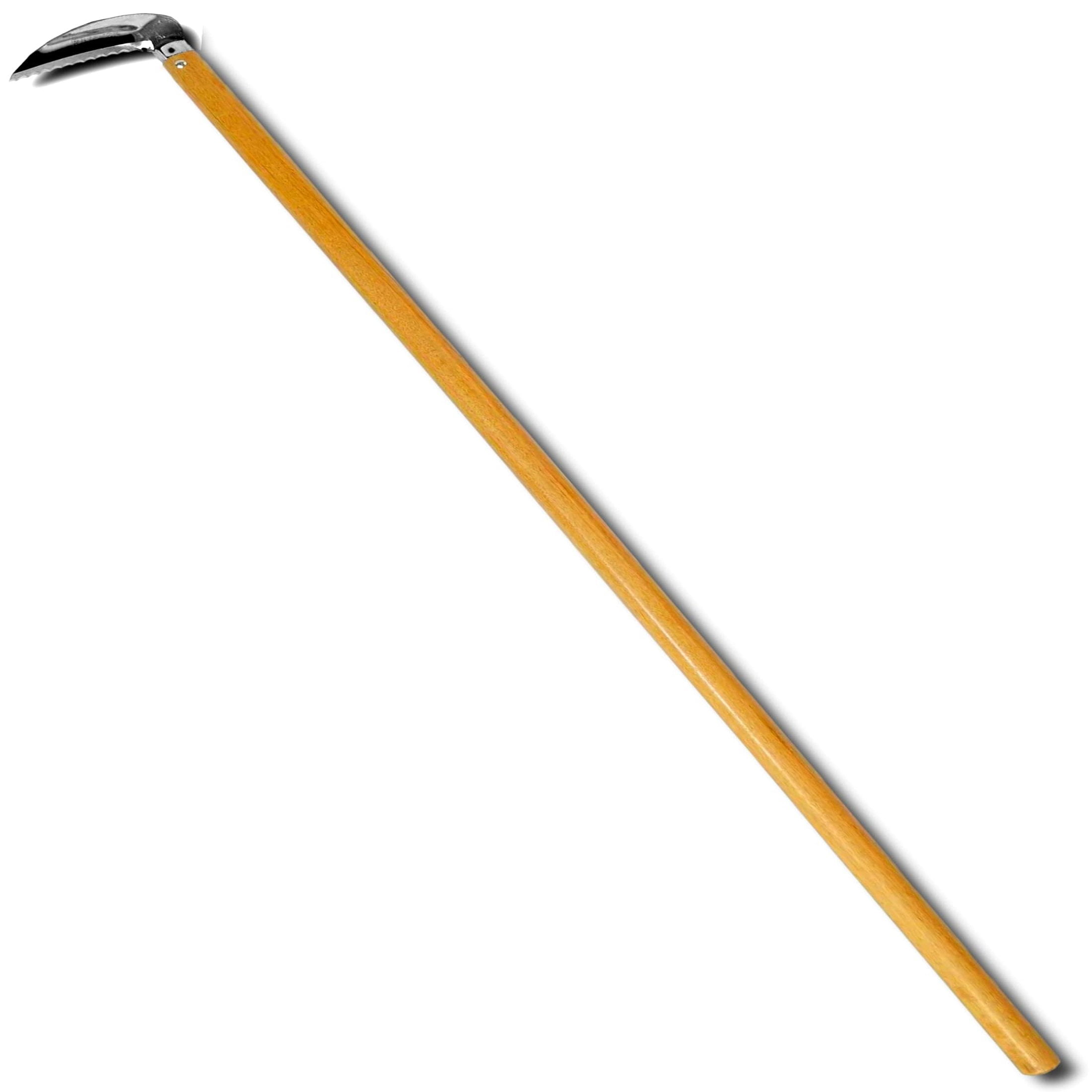 Stainless Steel Long Handle Sickle Hoe Tool - Walmart.com