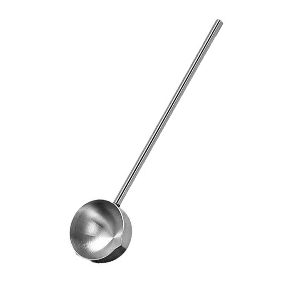 BEATIZ Stainless Steel Long Handle Spoon, Oil-Splashing Spoon, Soup ...