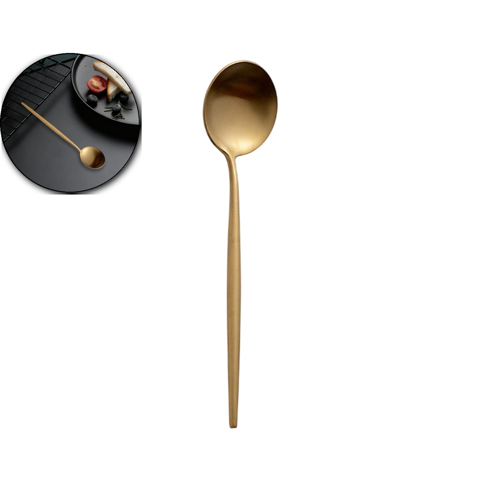 Stainless Steel Long-Handled Coffee Spoon – 8.27in Tree-Branch Design ...