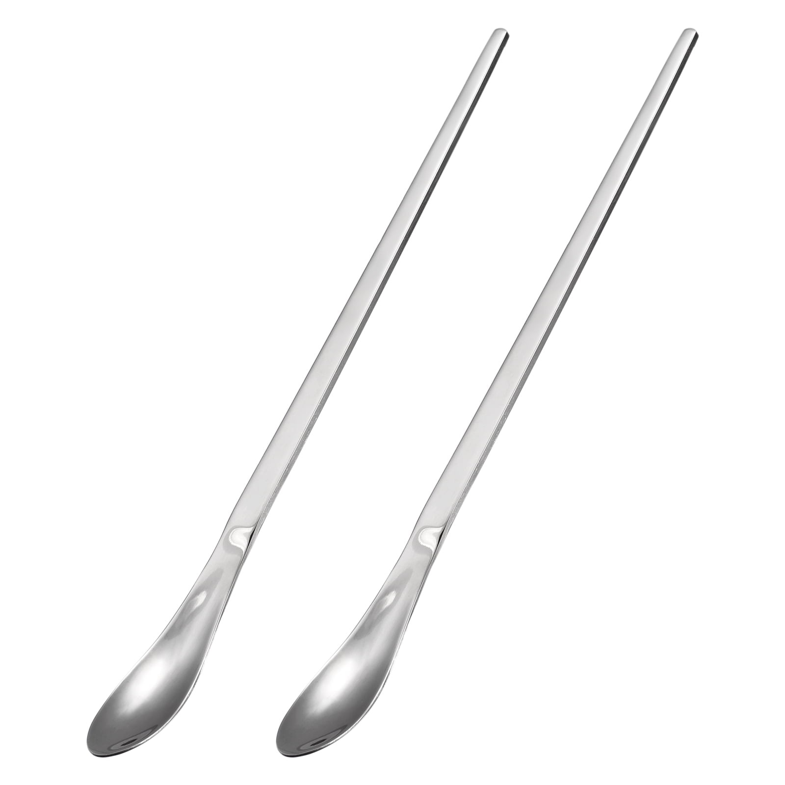 Stainless Steel Long Stirring Spoon, 2Pack 10-Inch Coffee Stir Sticks ...