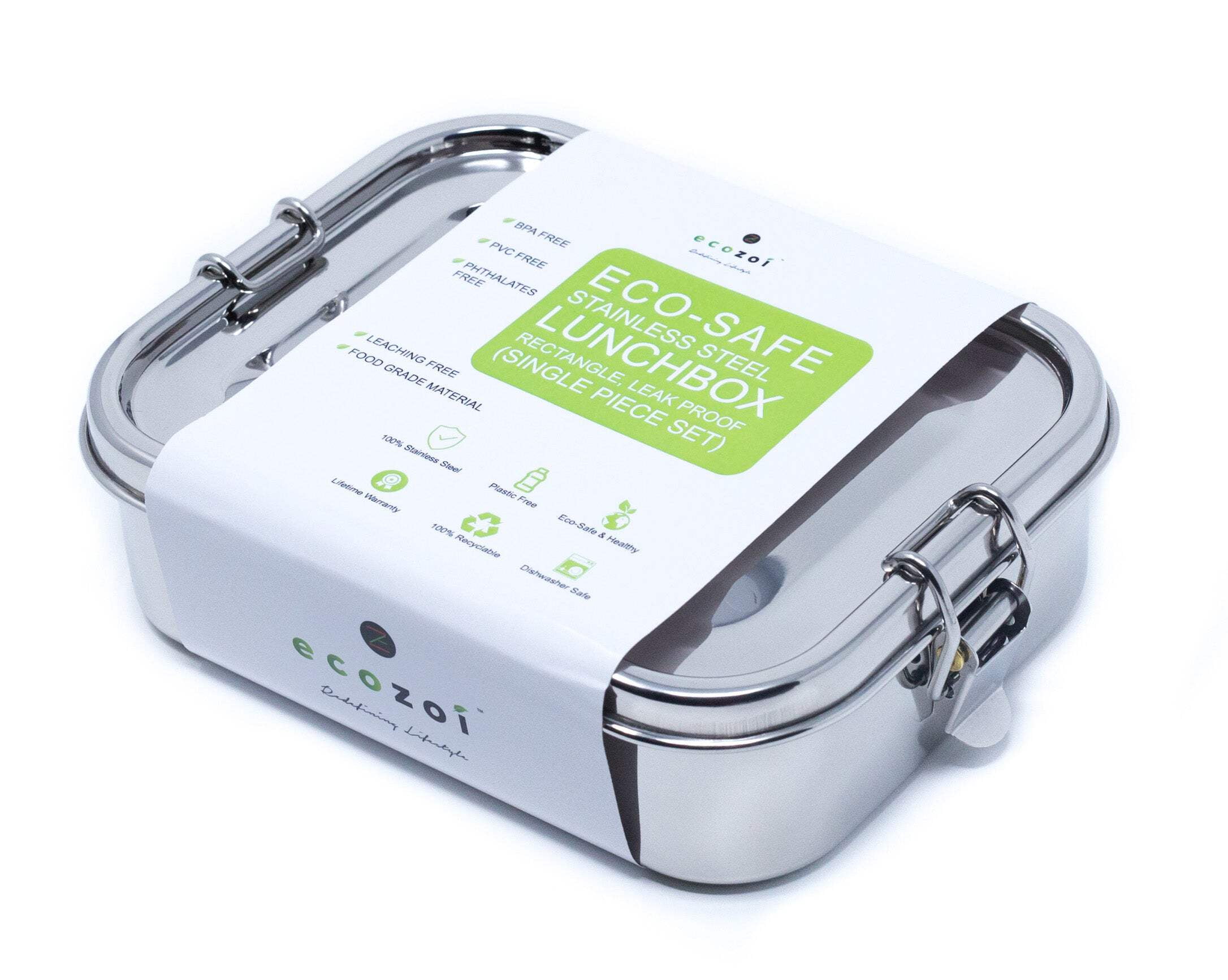 ecozoi, Stainless Steel Lunch Box, 24 Oz, Leak Proof - Walmart.com