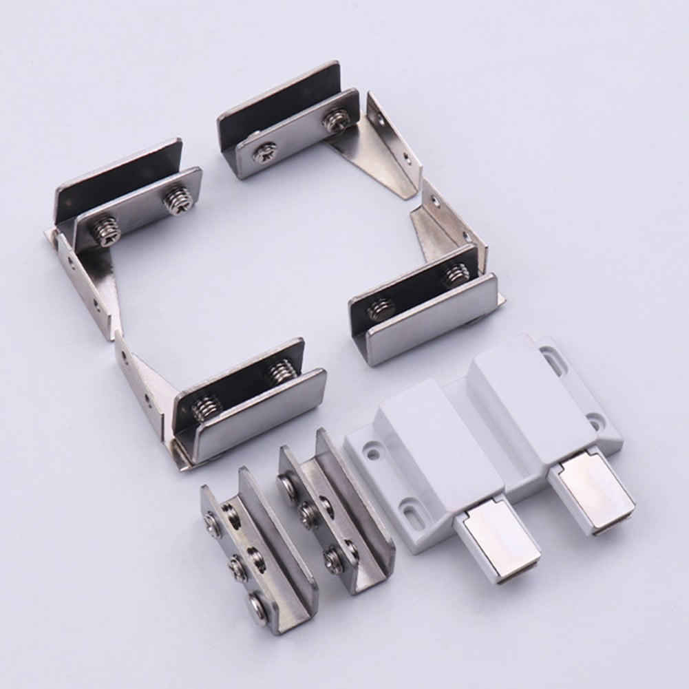 Stainless Steel Magnetic Catch Hinge for 5-8mm Glass Doors - Walmart.com