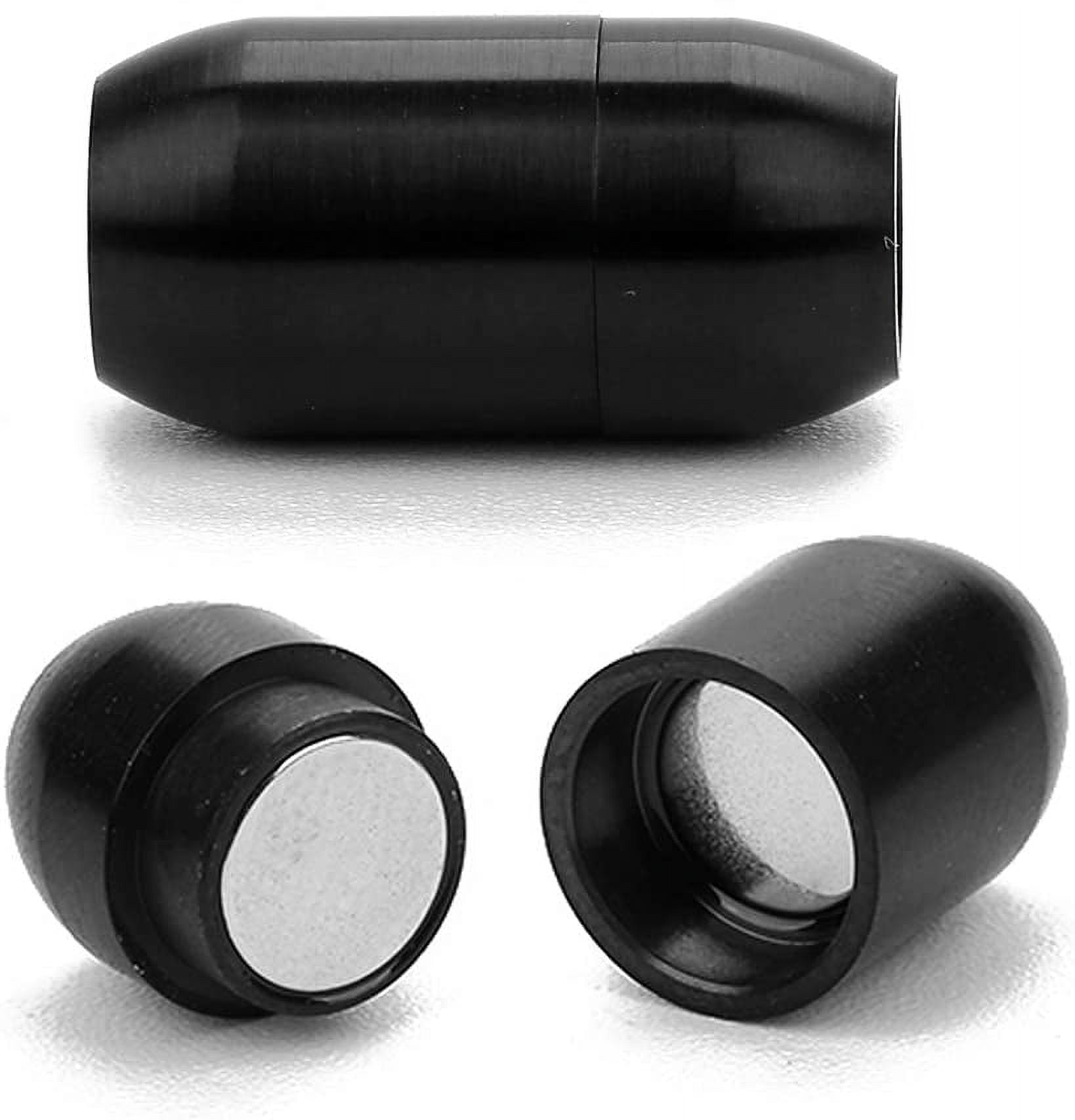 Stainless Steel Magnetic Clasp Inner Hole 3mm/4mm/5mm/6mm/8mm Glue-in ...