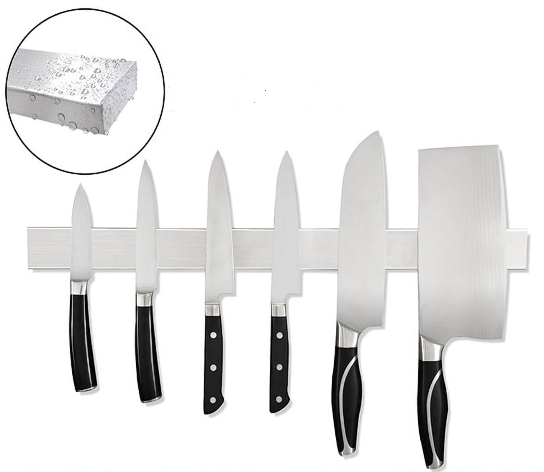 Stainless Steel Magnetic Knife Bar with Multipurpose Use as Knife ...