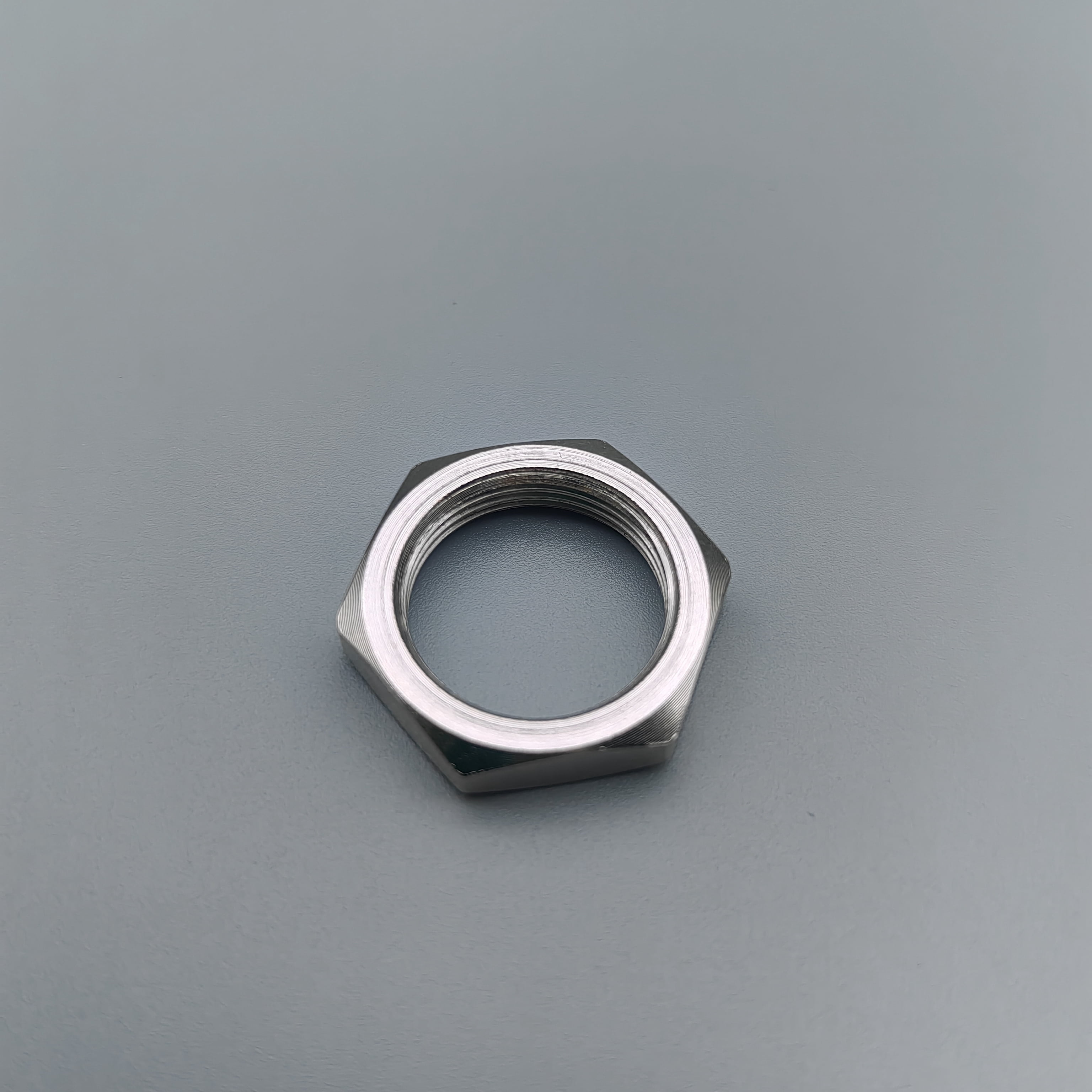 Stainless Steel-Male and Female Nut Fittings, Threaded Plate, Large Nut ...