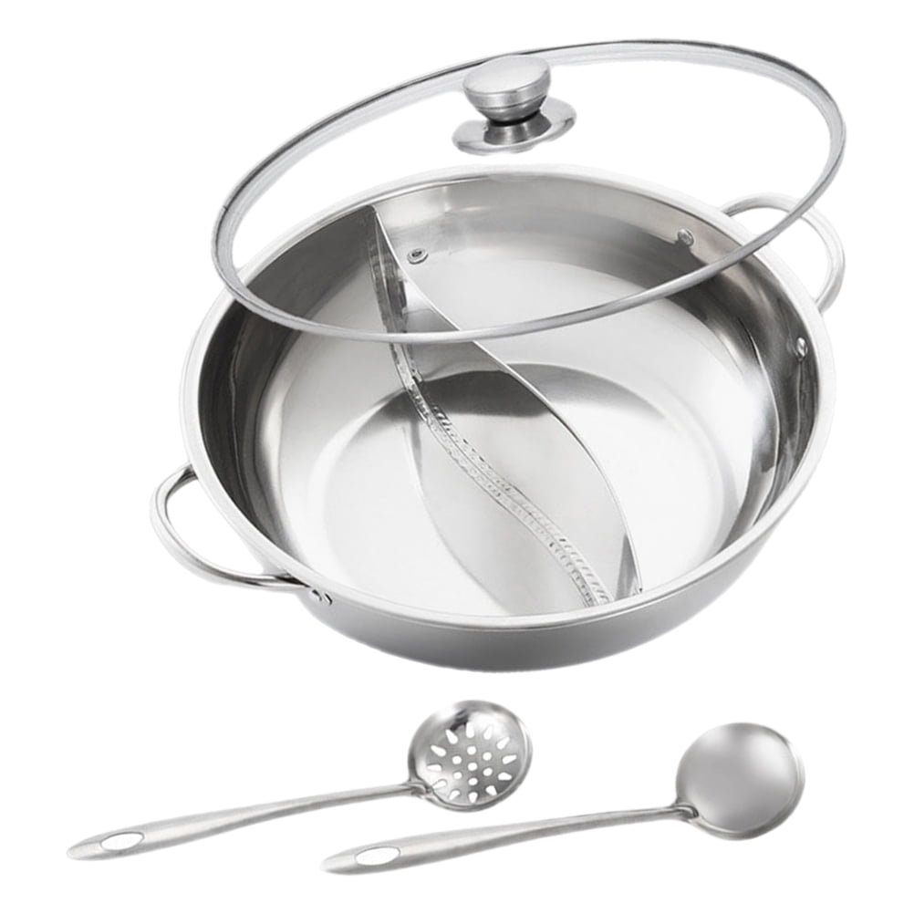 Stainless Steel Mandarin Duck Pot Divider Pan Hotpot Pot Food Cooking ...