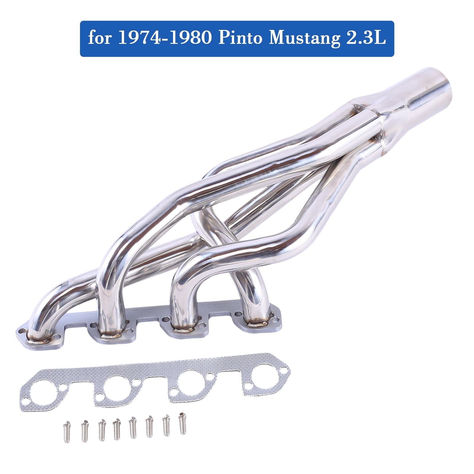 Stainless Steel Manifold Headers for Ford 1974-1980 Pinto Mustang 2.3L ...
