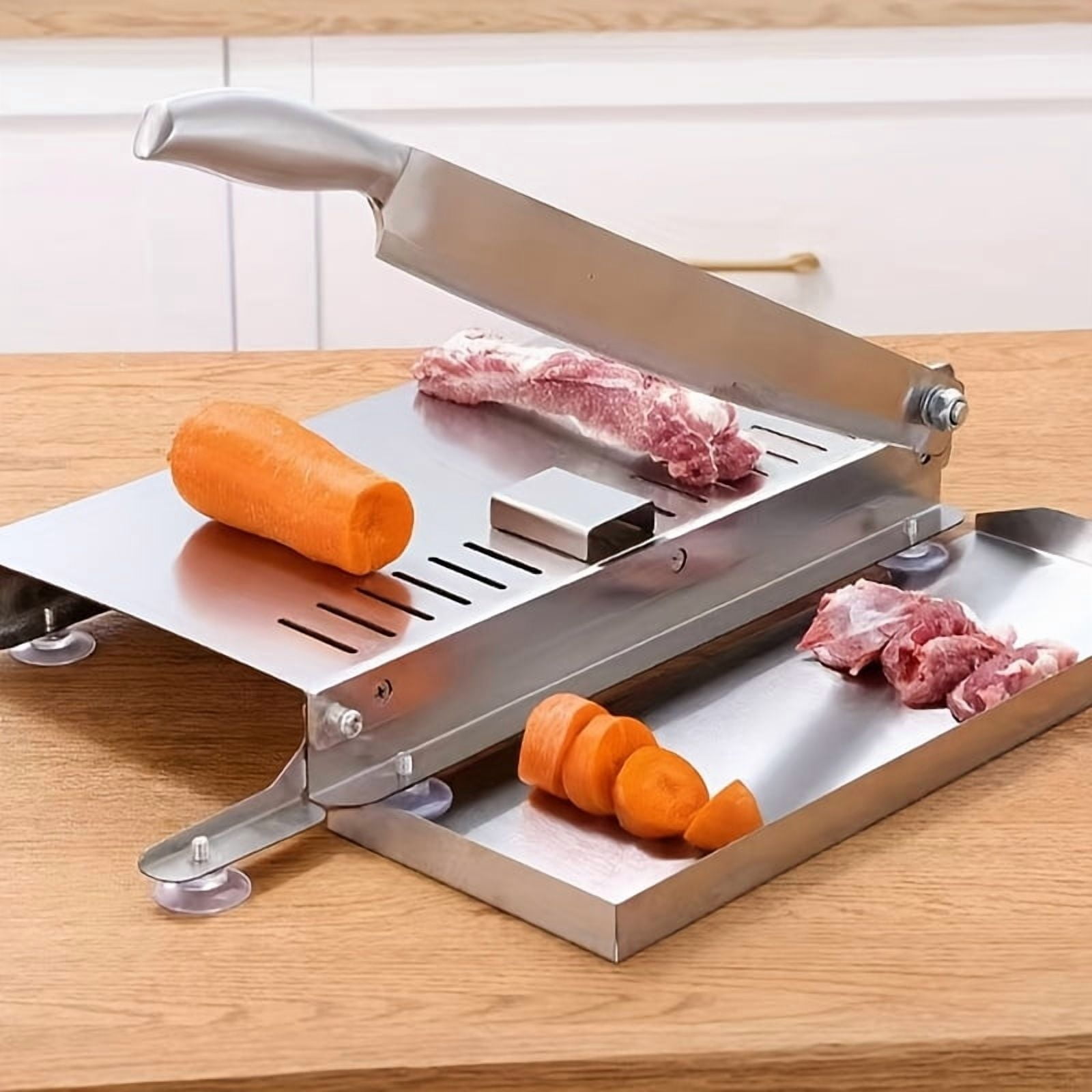 Stainless Steel Manual Meat Slicer Manual Frozen Meat Slicer, Meat ...