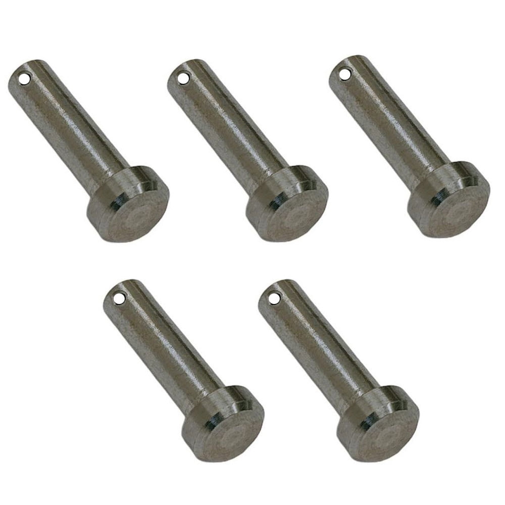 Stainless Steel Marine 1/4" Clevis Pin Round Fastener Pin Yacht Sailing ...