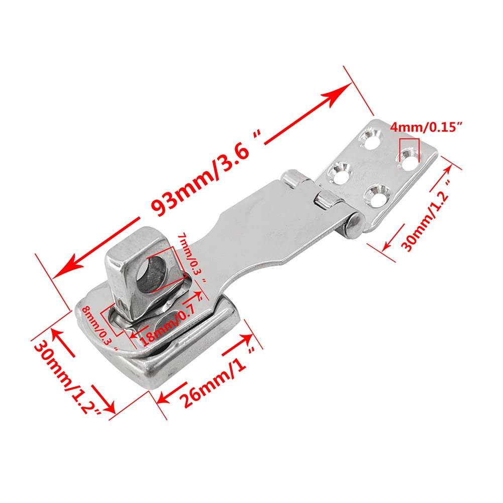 Stainless Steel Marine Deck Door Latch Swivel Door Latch Marine ...
