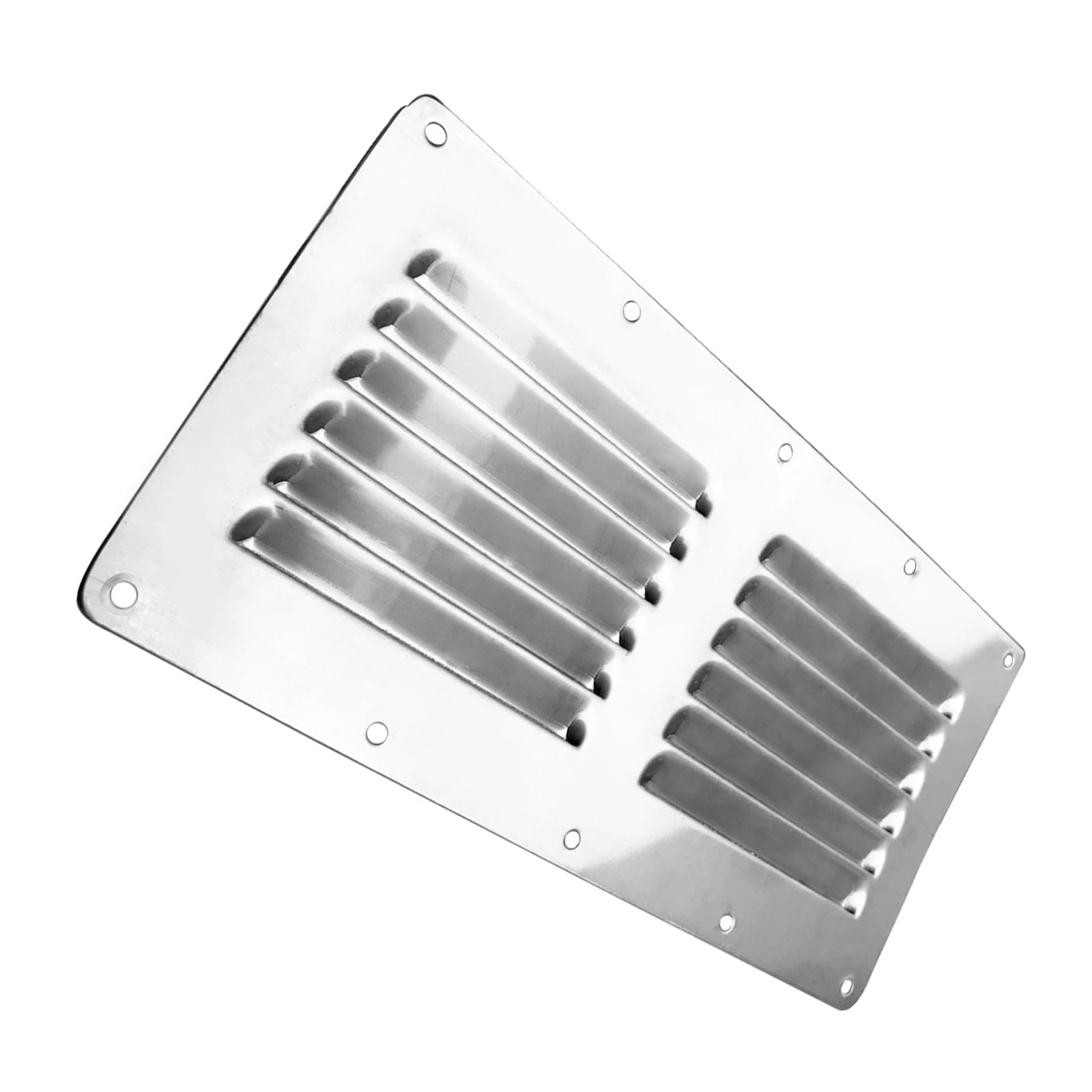 Stainless Steel Marine Ventilation Cover Double Hole Louvered Exhaust ...