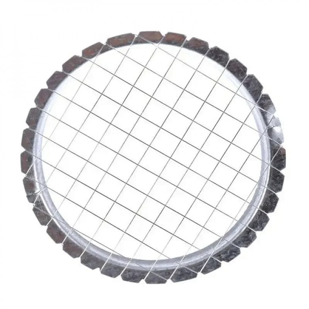 Stainless Steel Mashed Potato Hand Press Slicer Grid Cutter Egg Slicer ...