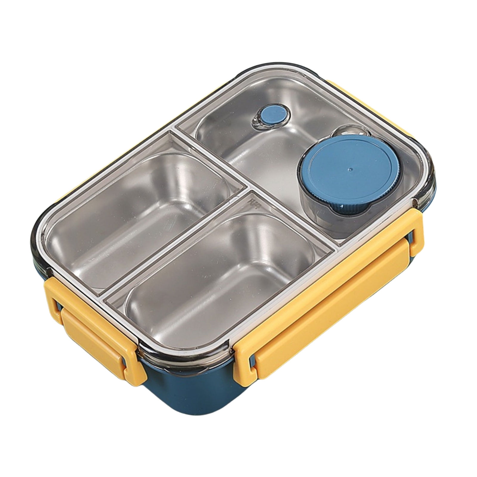Stainless Steel Meal Box Leak Proof Storage Container with Compartments ...